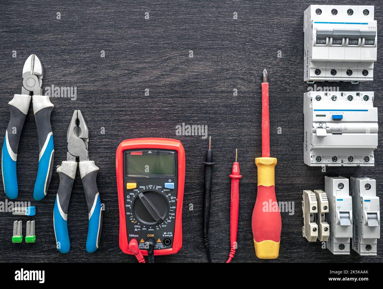 Different electrical tools hi-res stock photography and images - Alamy