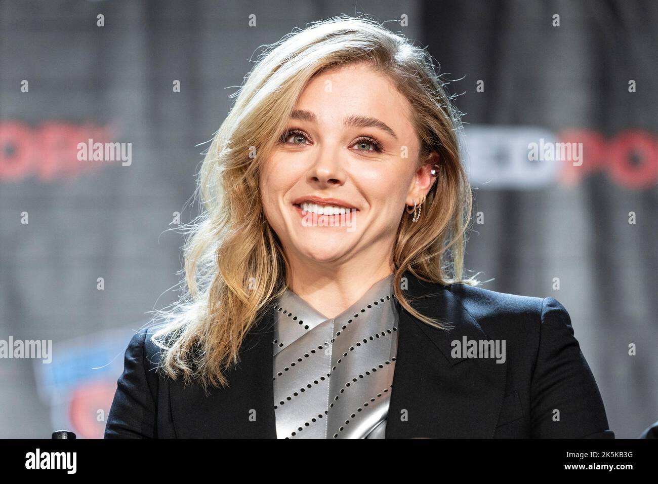 Chloe Grace Moretz attends panel for movie The Peripheral by Amazon ...