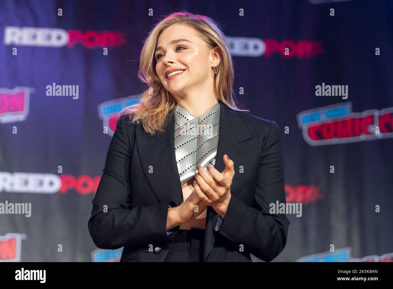 New York, USA. 08th Oct, 2022. Chloe Grace Moretz attends panel for ...