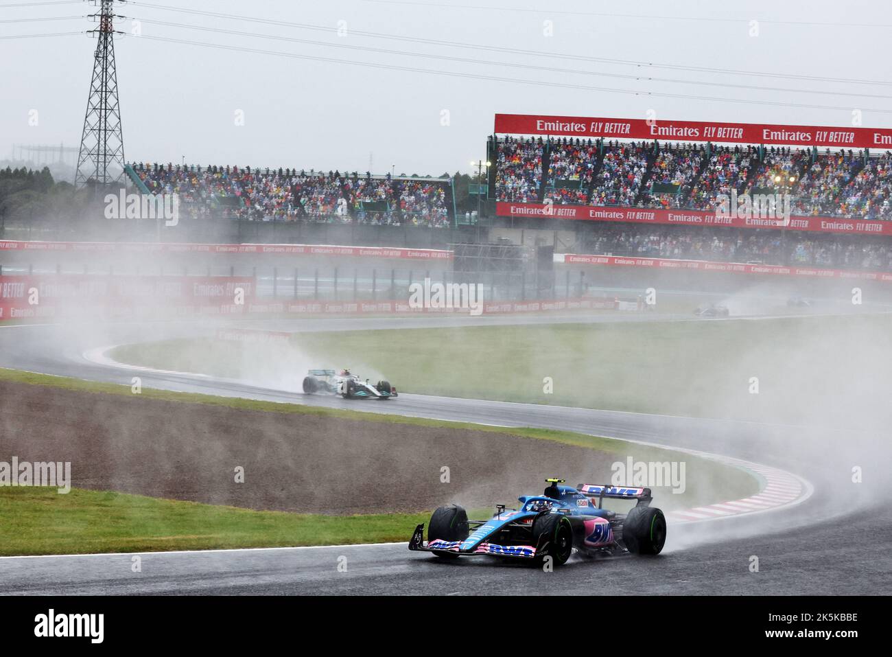 Suzuka, Japan. 9th Oct 2022. Esteban Ocon (FRA) Alpine F1 Team A522 ...