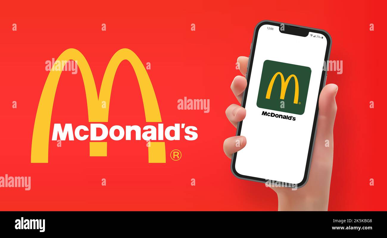 Mcdonalds banner Stock Vector Images - Alamy