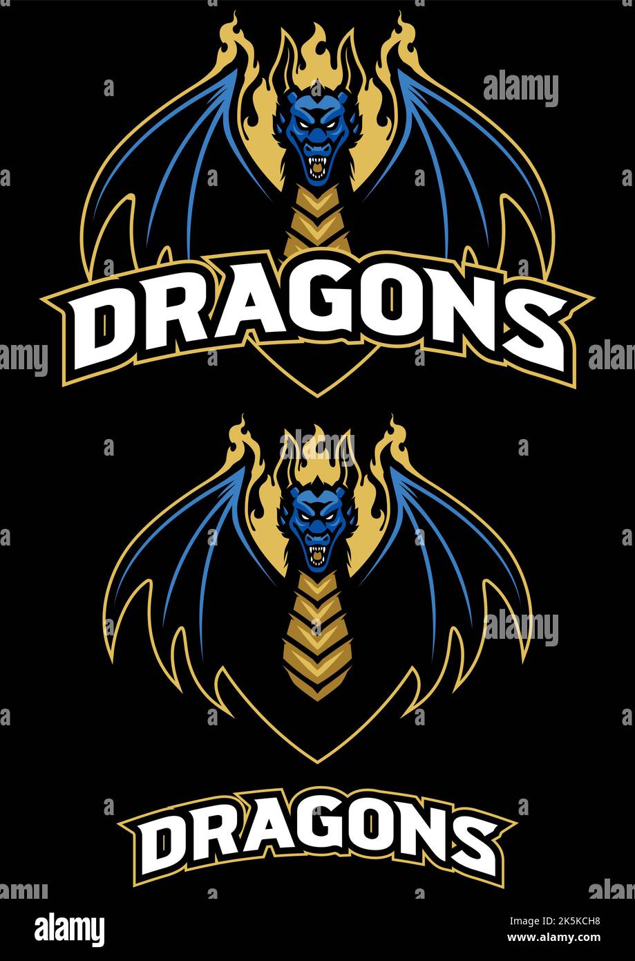 Dragon Team Logo Dragon Logo Design