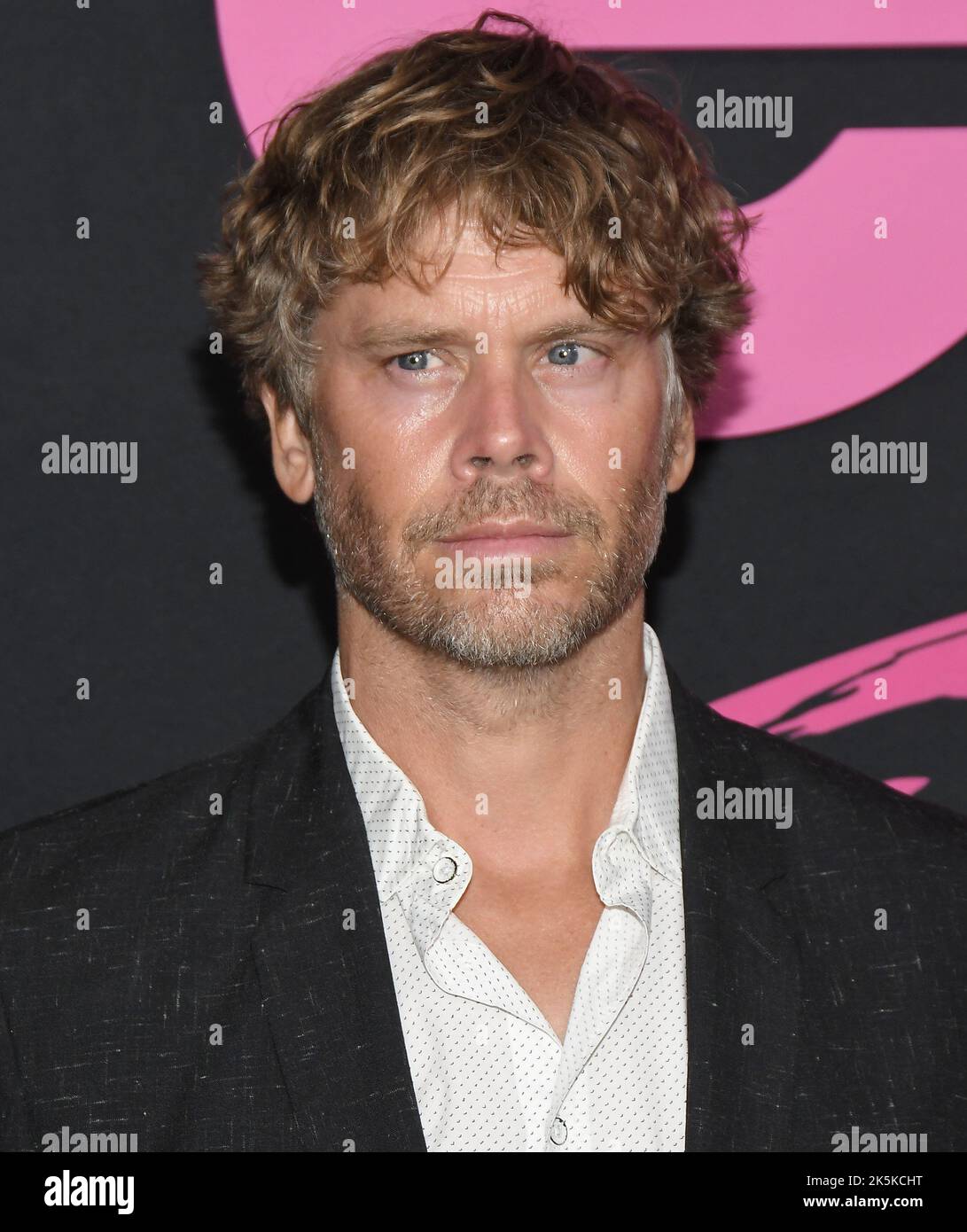 Eric Christian Olsen arrives at the 2022 Environmental Media ...
