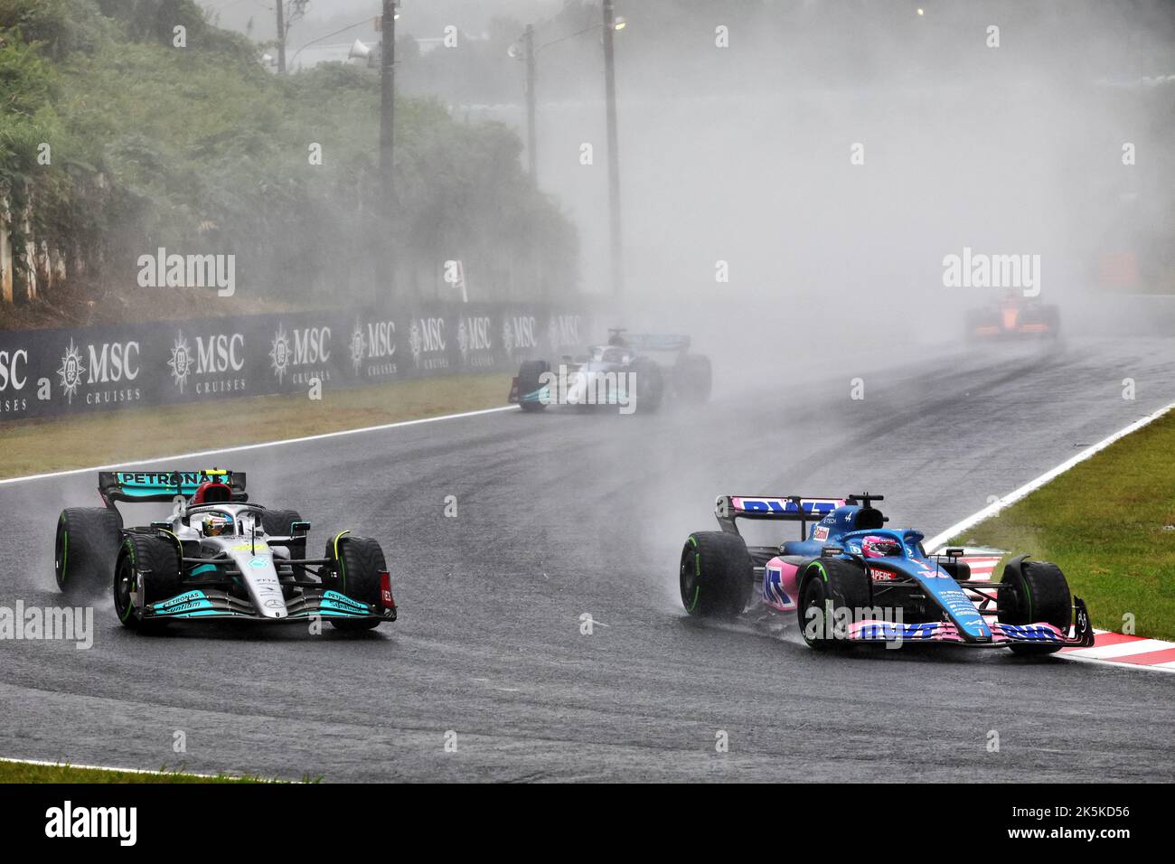Suzuka, Japan. 9th Oct 2022. Lewis Hamilton (GBR) Mercedes AMG F1 W13 ...