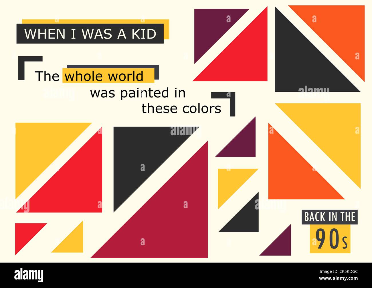 Abstract retro background back in the 90s Stock Vector Image & Art - Alamy