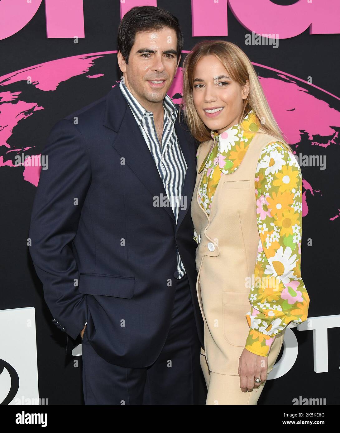 Los Angeles, USA. 08th Oct, 2022. (L-R) Eli Roth and Vittoria Buraschi ...