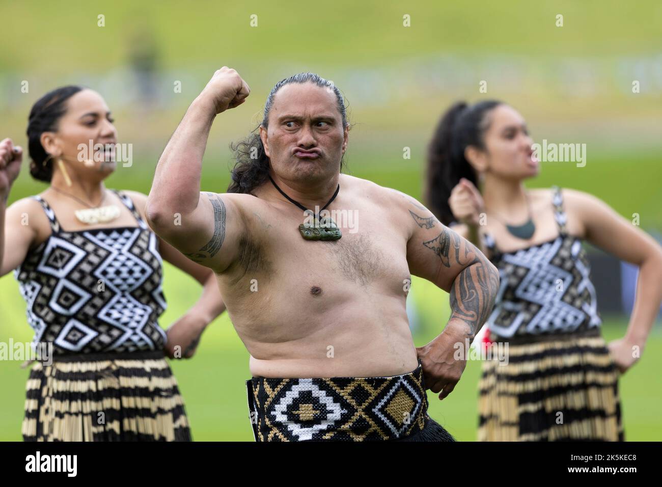 Maori cultural welcome before the Women's Rugby World Cup group stage ...