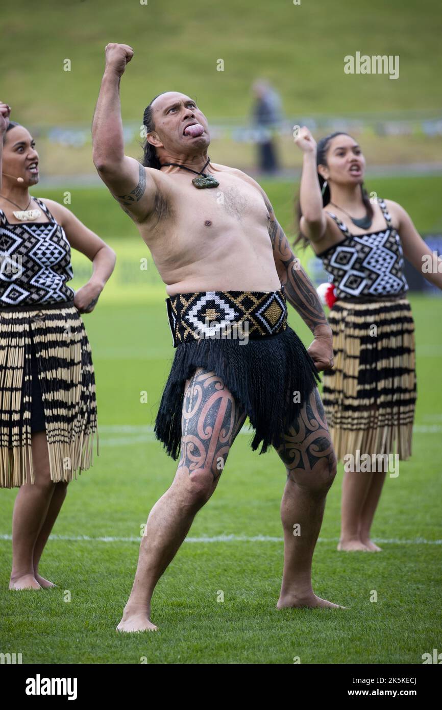 Maori cultural welcome before the Women's Rugby World Cup group stage ...