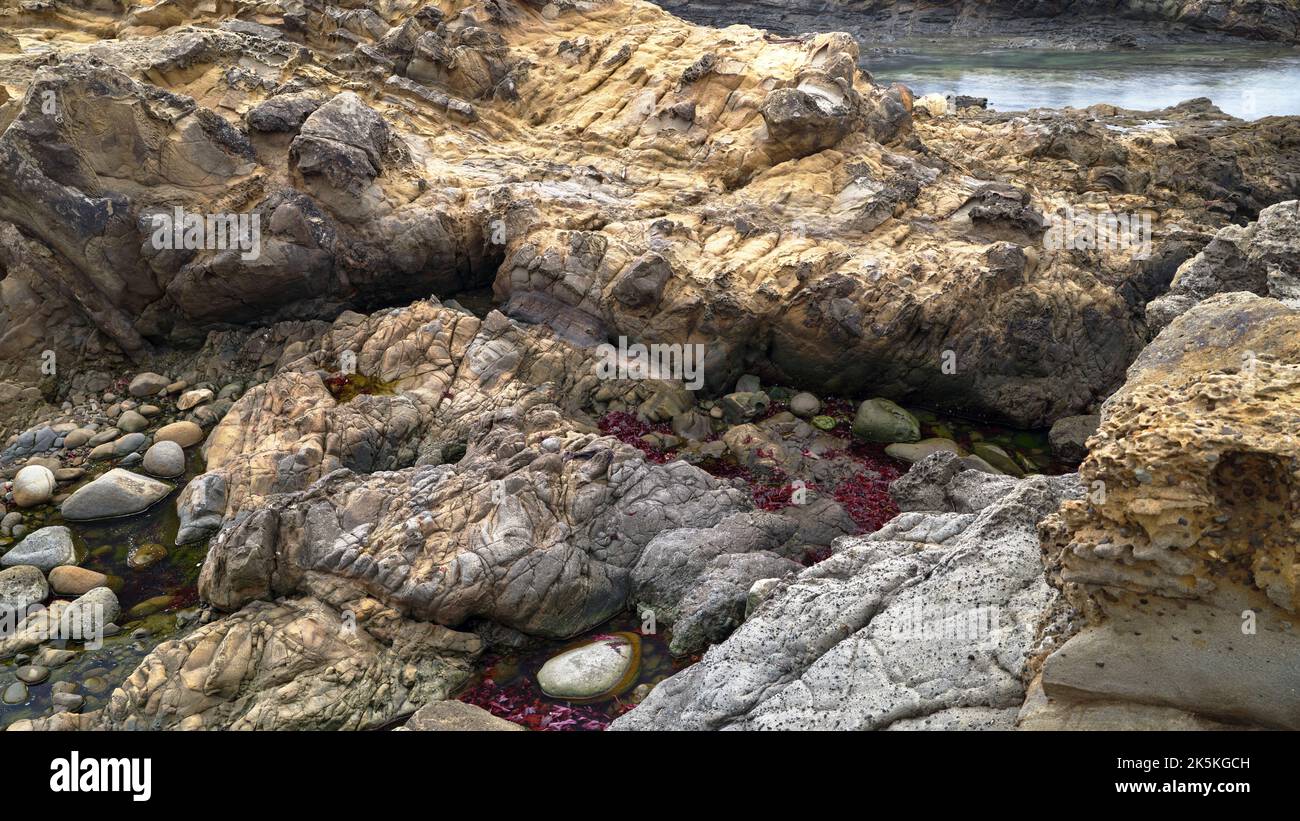 The tafoni sandstone rock formation Stock Photo - Alamy