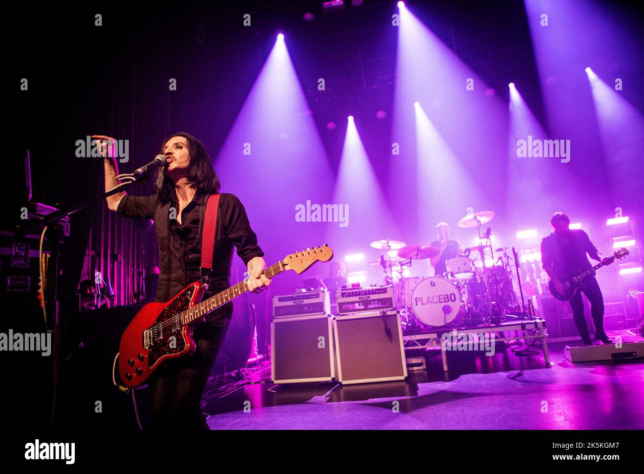 Copenhagen, Denmark. 08th Oct, 2022. The English rock band Placebo ...