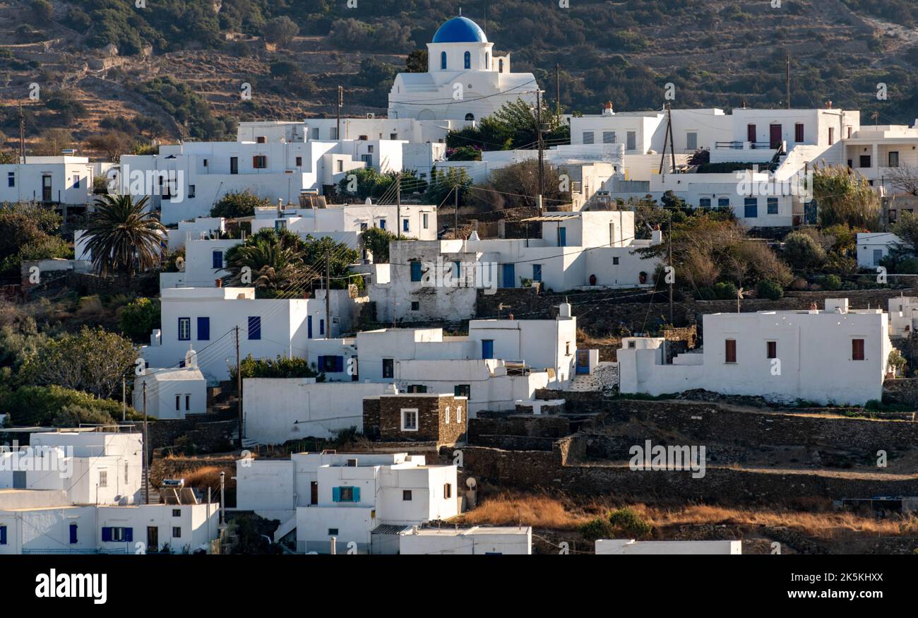 Village of Apollonia on the island of Sifnos Greece Stock Photo - Alamy