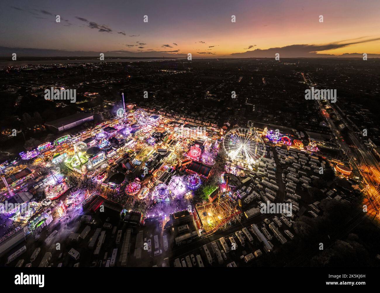 EDITORS NOTE: COMPOSITE PANORAMIC IMAGE The opening night of the Hull ...