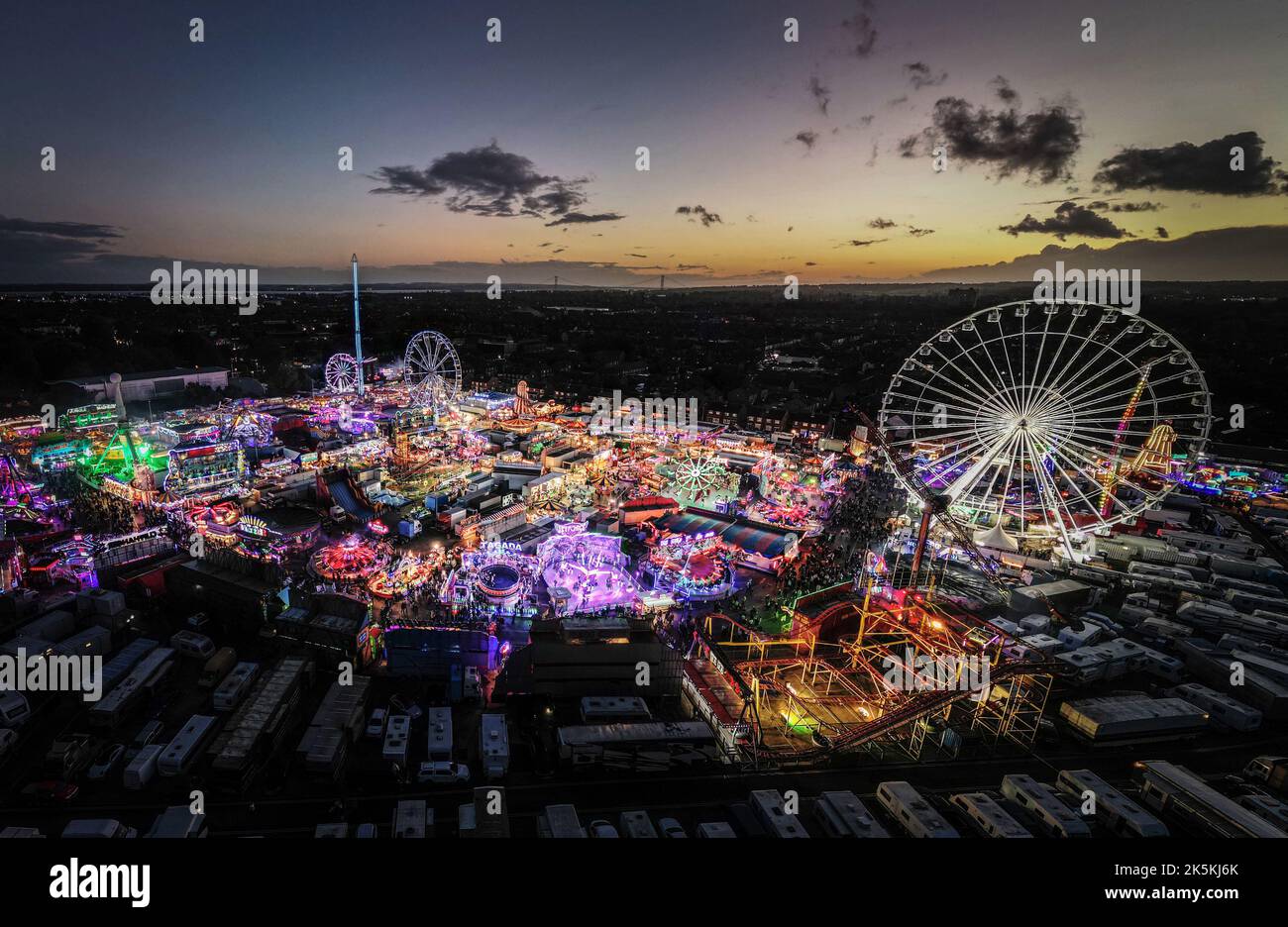 EDITORS NOTE: COMPOSITE PANORAMIC IMAGE The opening night of the Hull ...