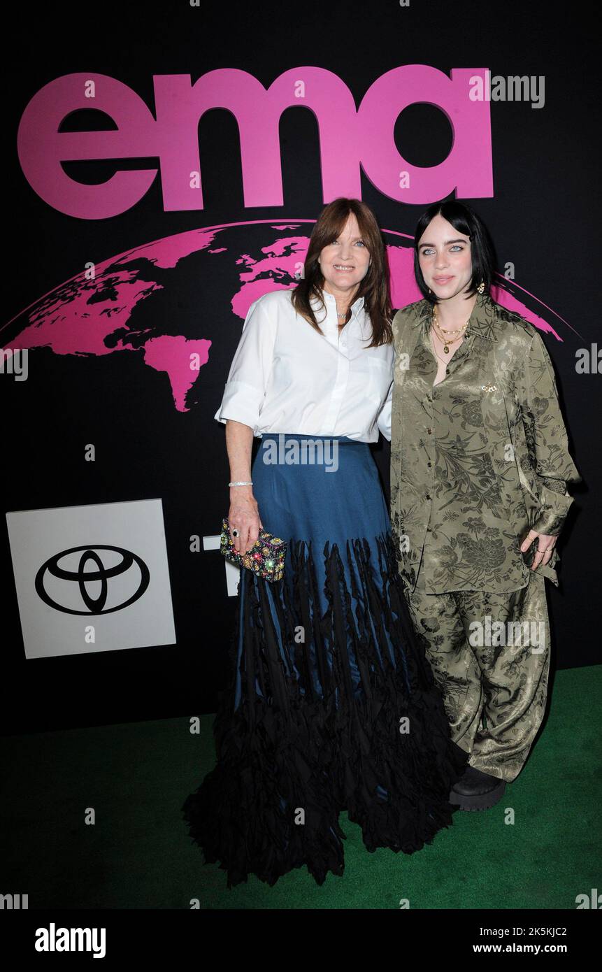 Los Angeles, CA. 8th Oct, 2022. Maggie Baird, Billie Eilish at arrivals ...