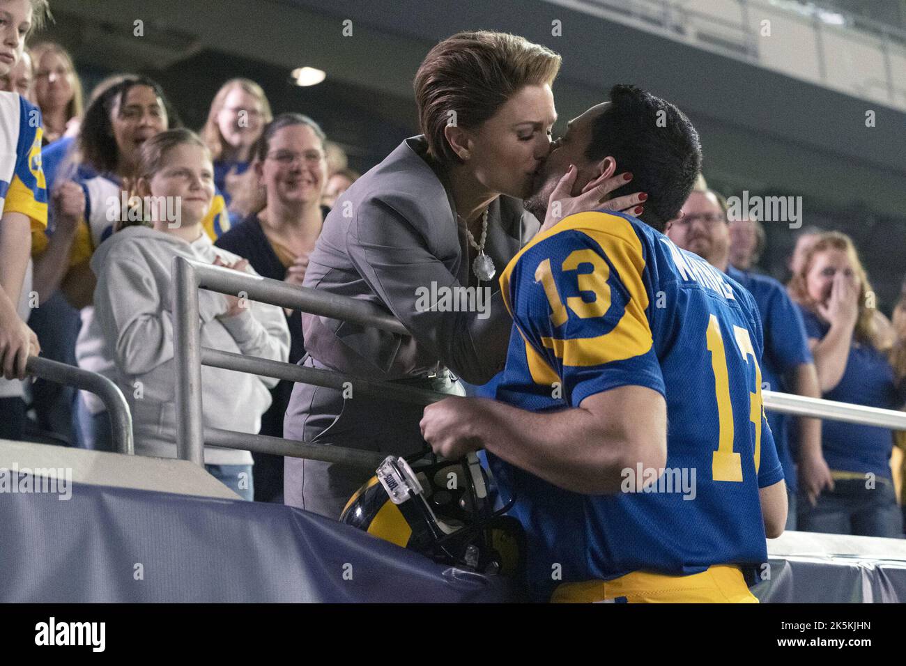 ANNA PAQUIN and ZACHARY LEVI in AMERICAN UNDERDOG (2021), directed by ...
