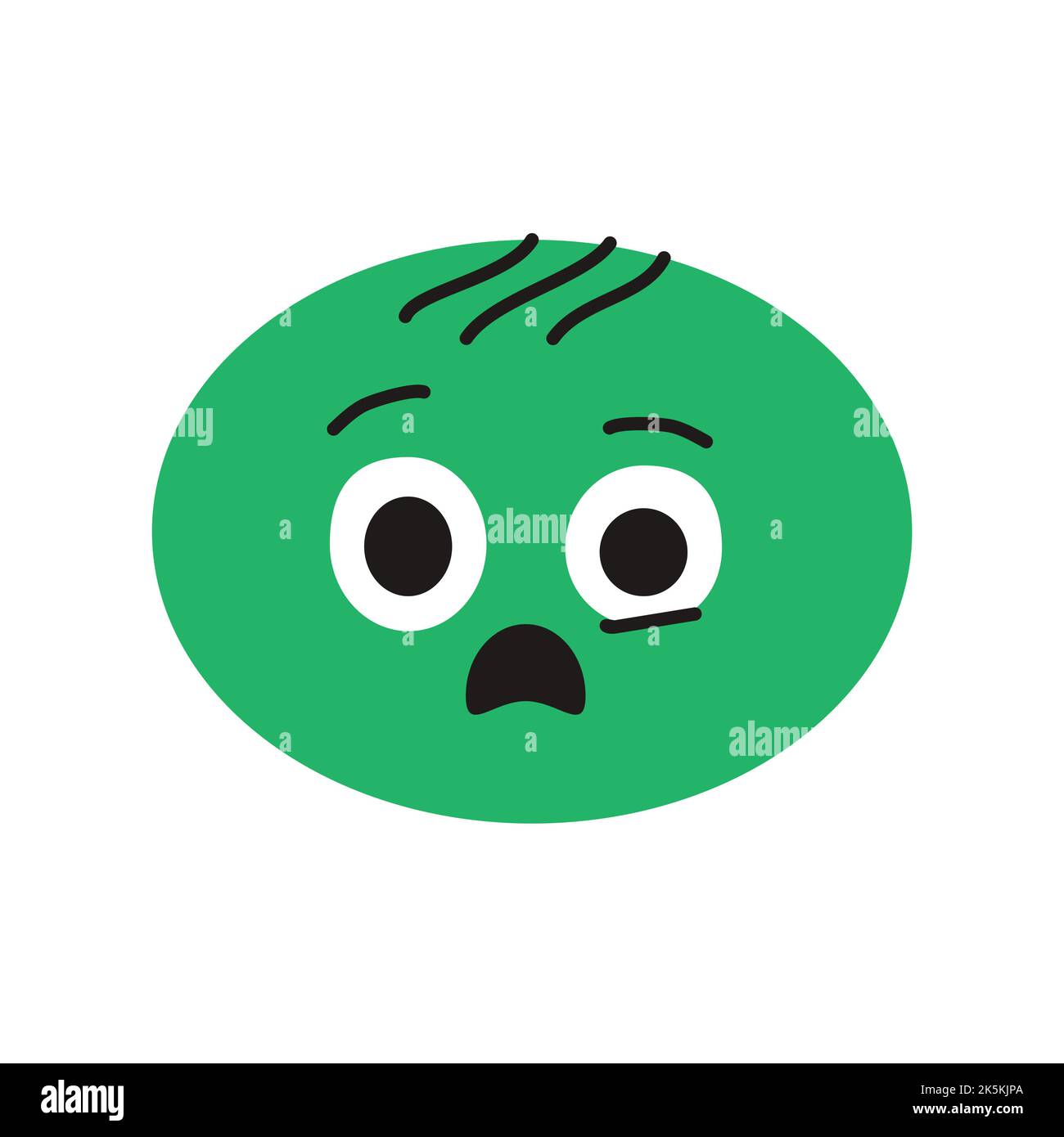 Character shows a sense of misunderstanding color line icon. Mascot of ...