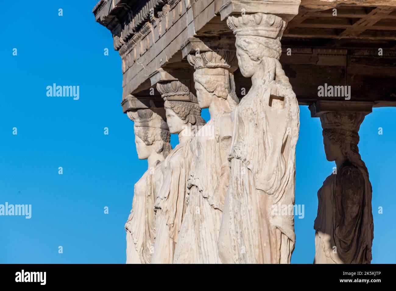 Portico caryatids erechtheion acropolis hi-res stock photography and ...
