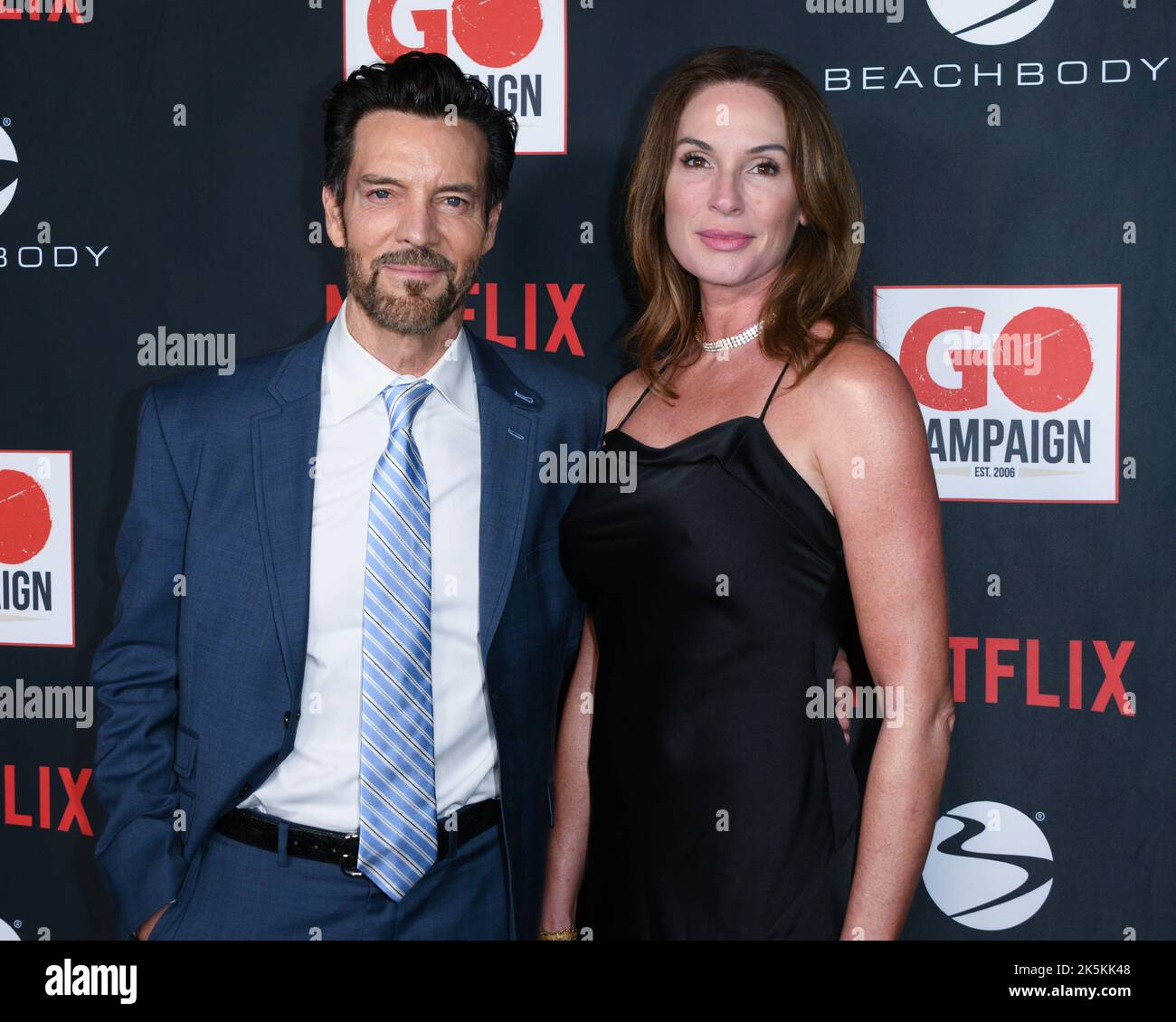 October 8, 2022, Los Angeles, California, USA: TONY HORTON and SHAWNA ...