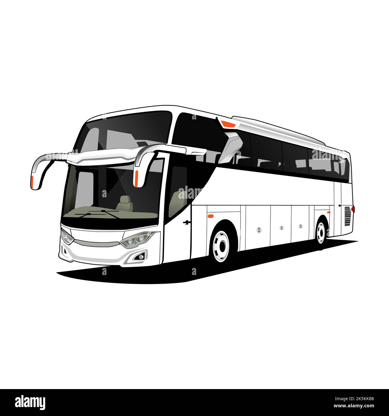 transportation bus vector Stock Photo - Alamy