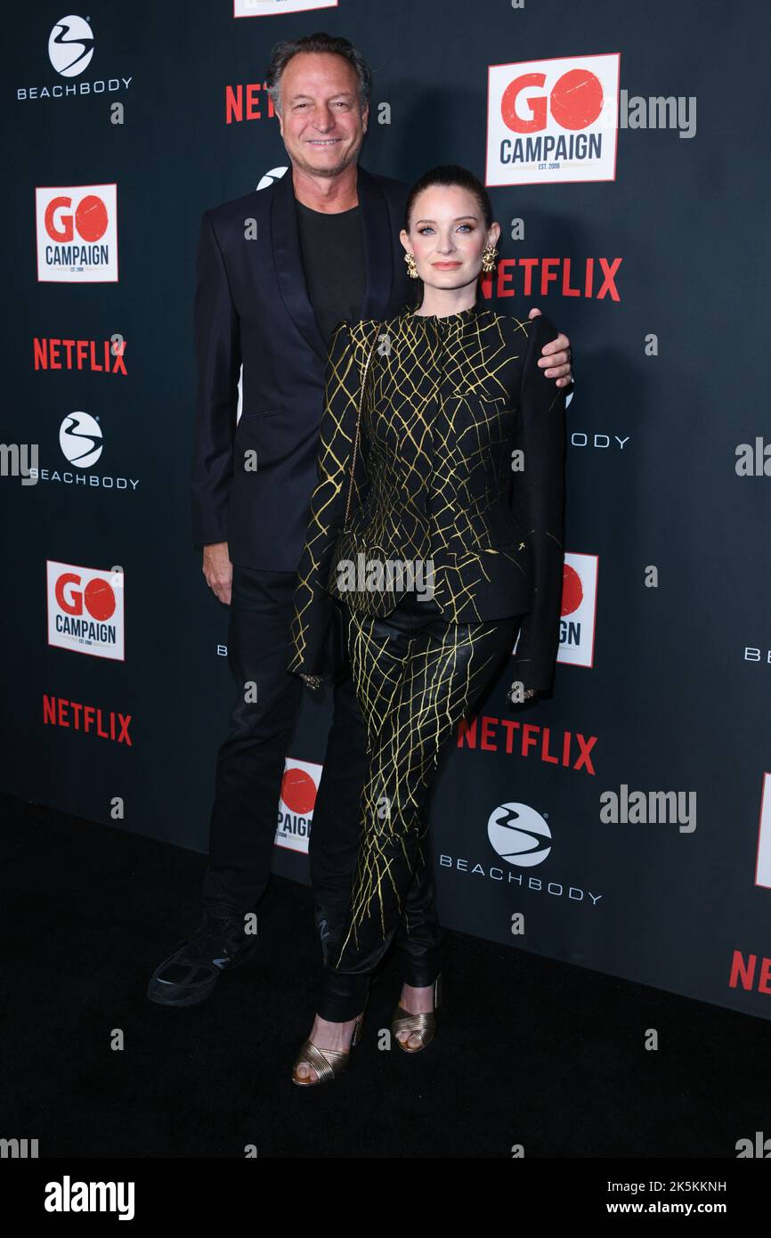 October 8, 2022, Los Angeles, California, USA: JON CONGDON and BECCA ...