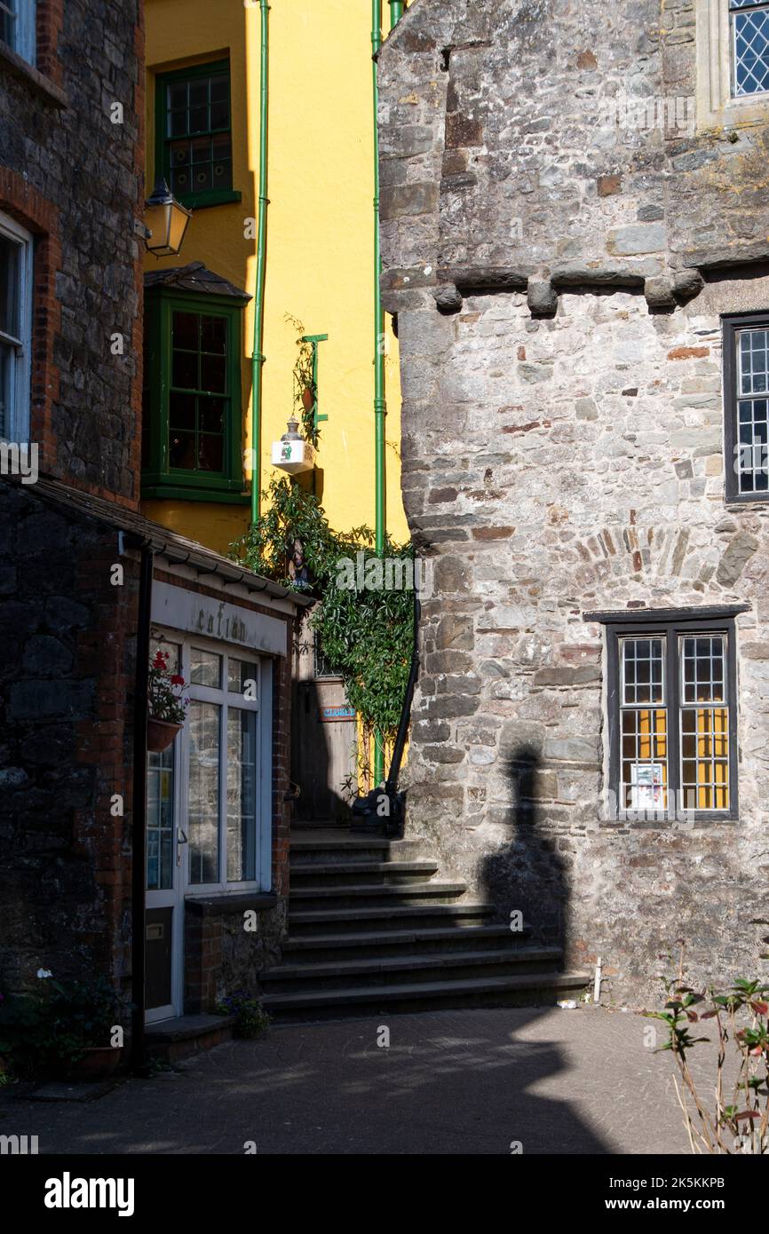 15th Century Tudor Merchants House at Tenby, in West Wales Stock Photo ...