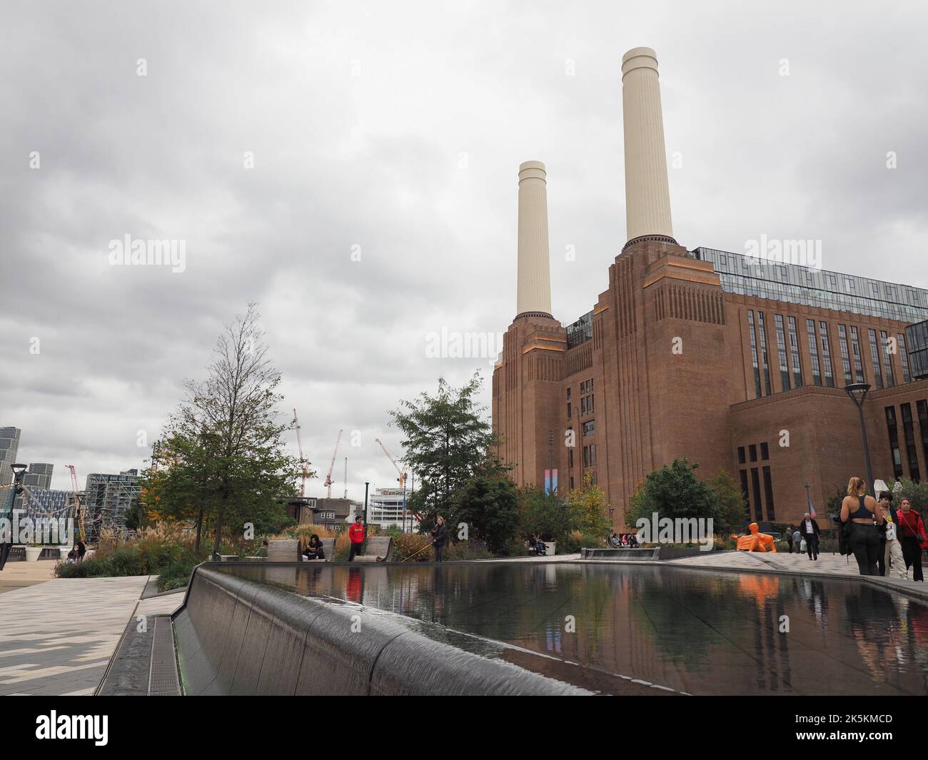 LONDON, UK - CIRCA OCTOBER 2022: The Battersea Power Station is ...