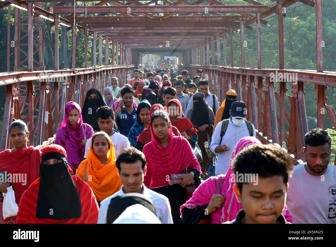 October 9, 2022, Dhaka, Dhaka, Bangladesh: Before 8 o'clock in the ...