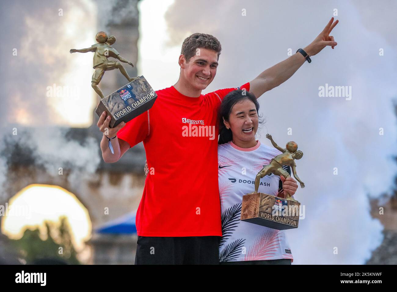 Erlend Fagerli from Norway and Caitlyn Schrepfer from the USA are the ...