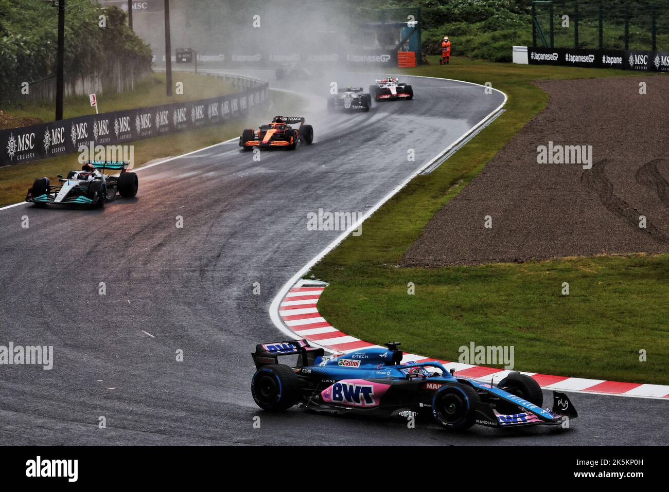 Suzuka, Japan. 9th Oct 2022. Fernando Alonso (ESP) Alpine F1 Team A522 ...