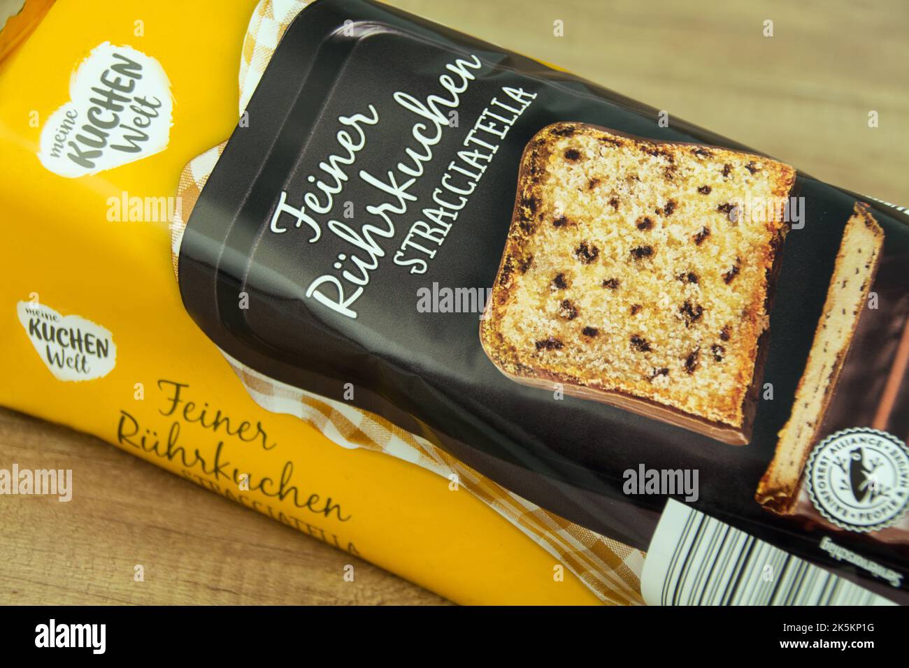 Hamburg, Germany - October 8 2022: Kuchen Welt Feiner Rührkuchen ...