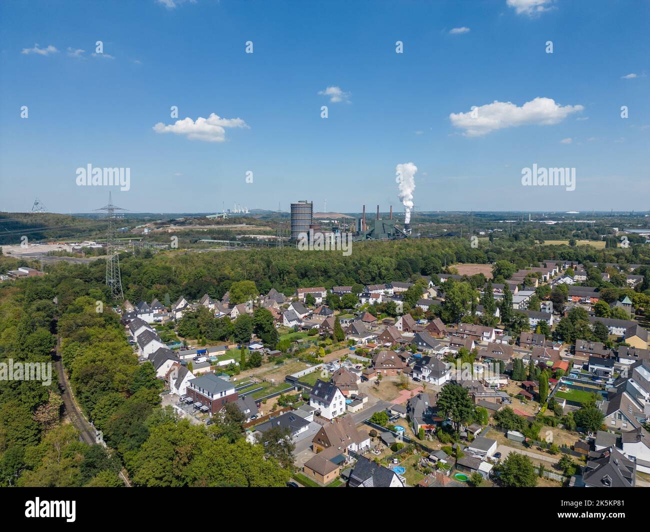 Aerial coking plant view hi-res stock photography and images - Alamy