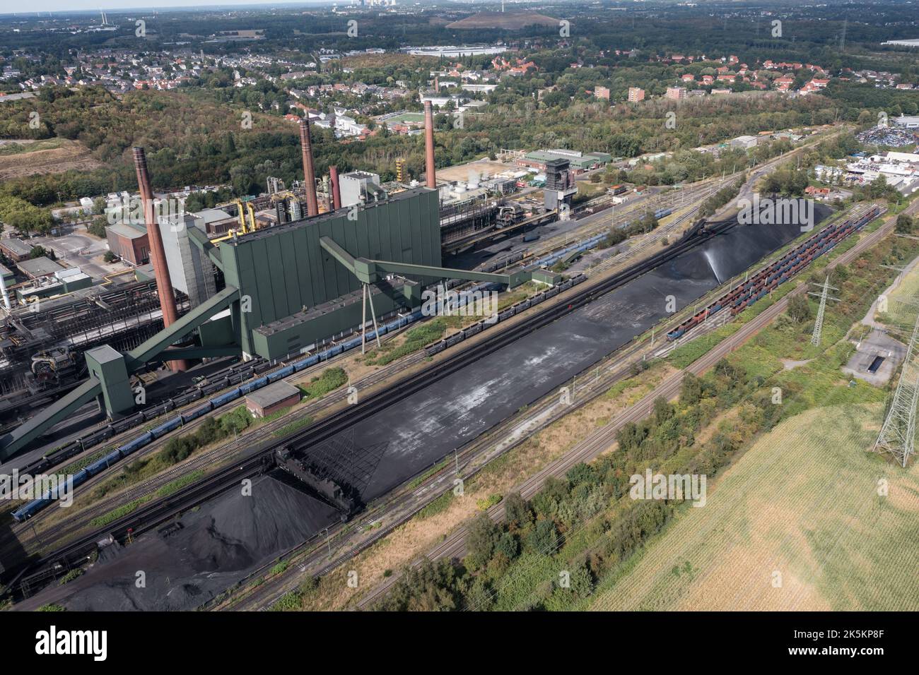 Aerial coking plant view hi-res stock photography and images - Alamy