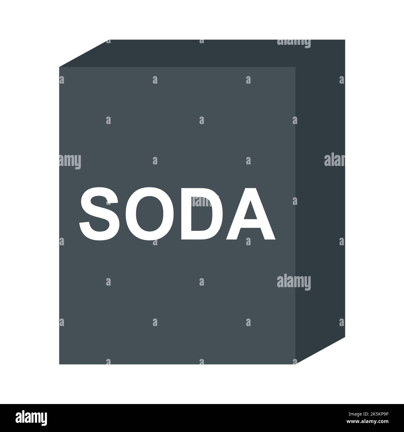 Baking soda ingredient icon, cook food design symbol, bakery product ...