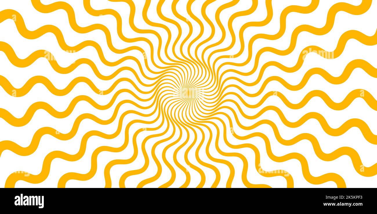 Retro banner with sun and rays in style of 70s. Sunburst, sunrise ...