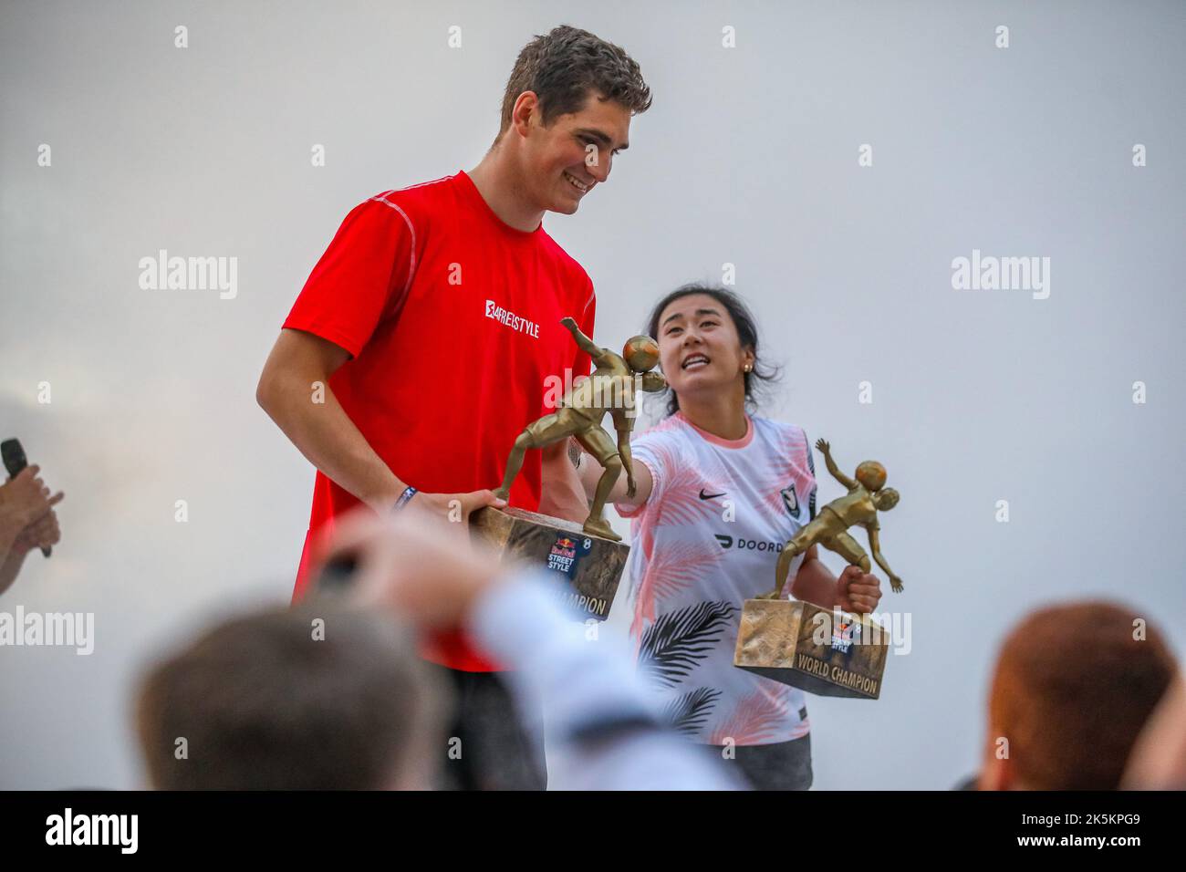 Erlend Fagerli from Norway and Caitlyn Schrepfer from the USA are the ...