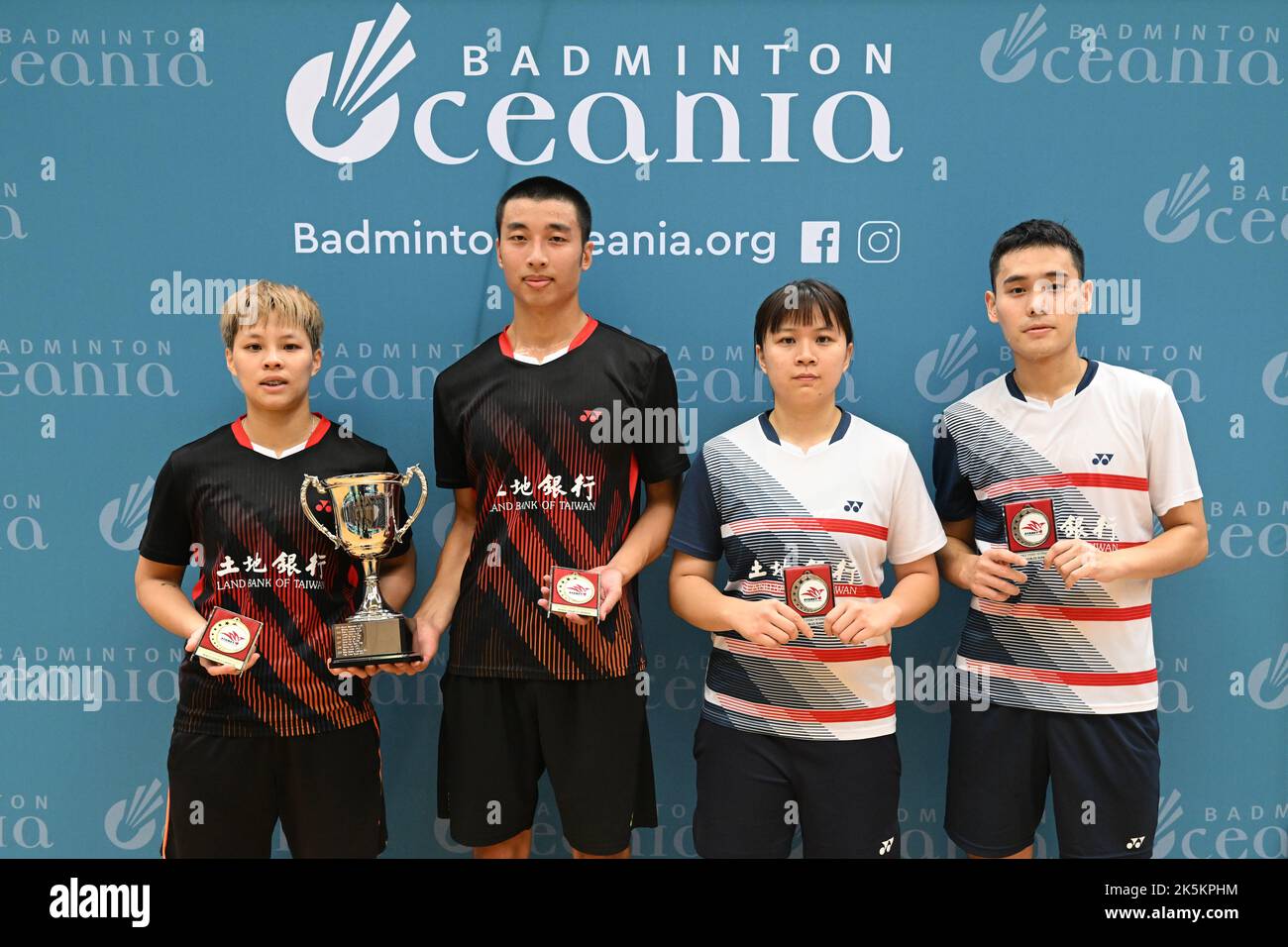 Sydney, Australia. 09th Oct, 2022. Left to right : Yang Ching Tun, Chen ...