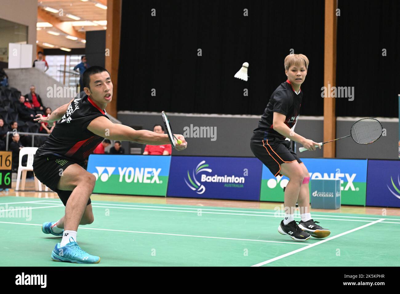 Sydney, Australia. 09th Oct, 2022. Chen Xin-Yuan (L) and Yang Ching Tun ...
