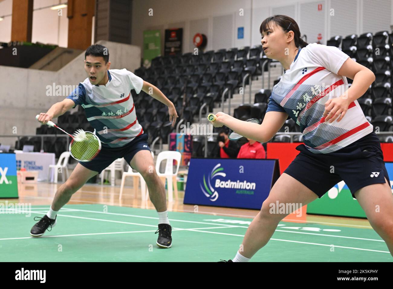 Sydney, Australia. 09th Oct, 2022. Po Li-Wei (L) and Chang Ching Hui (R ...