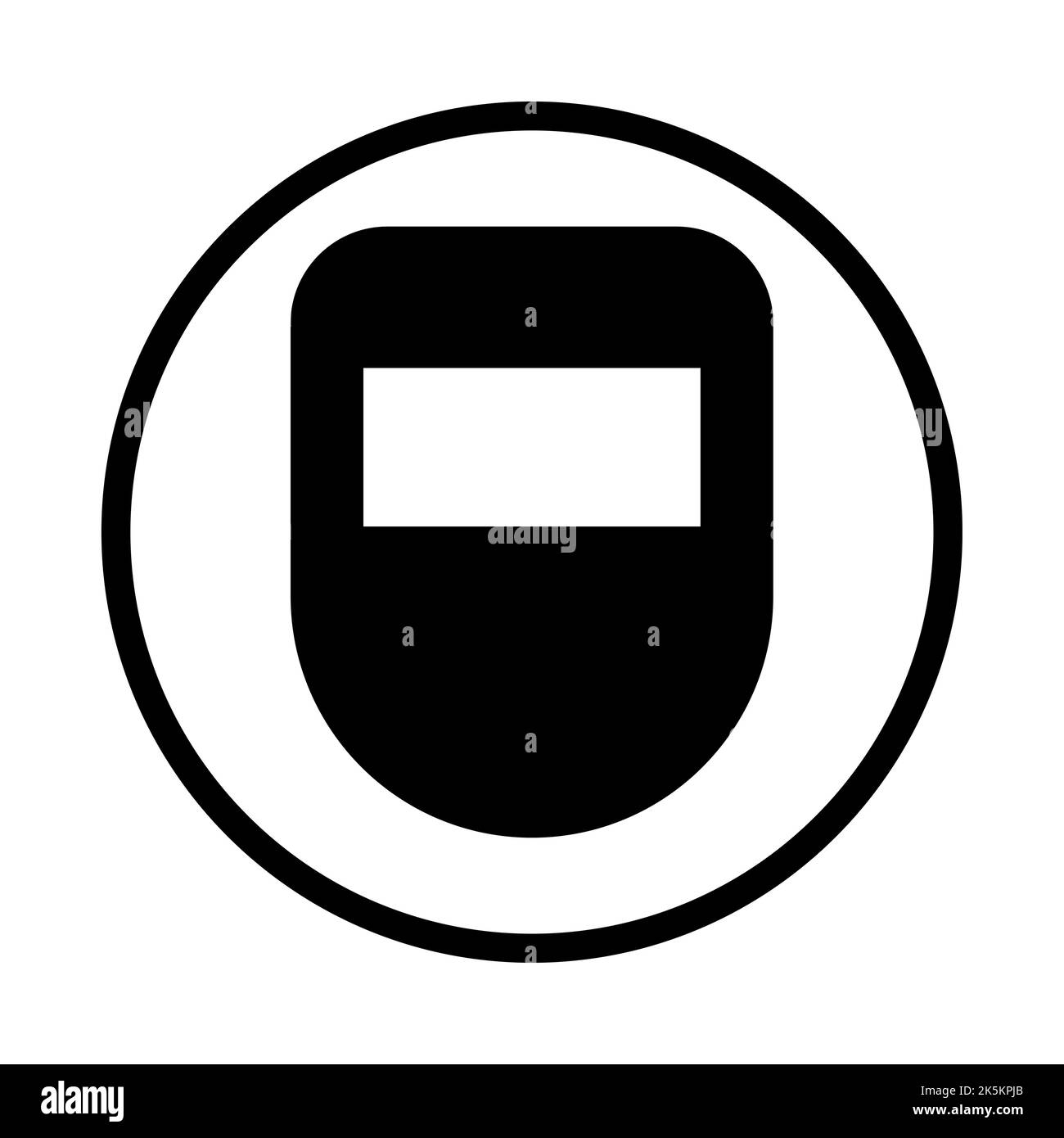 Welding technology icon, metal tool equipment symbol, safe weld vector ...