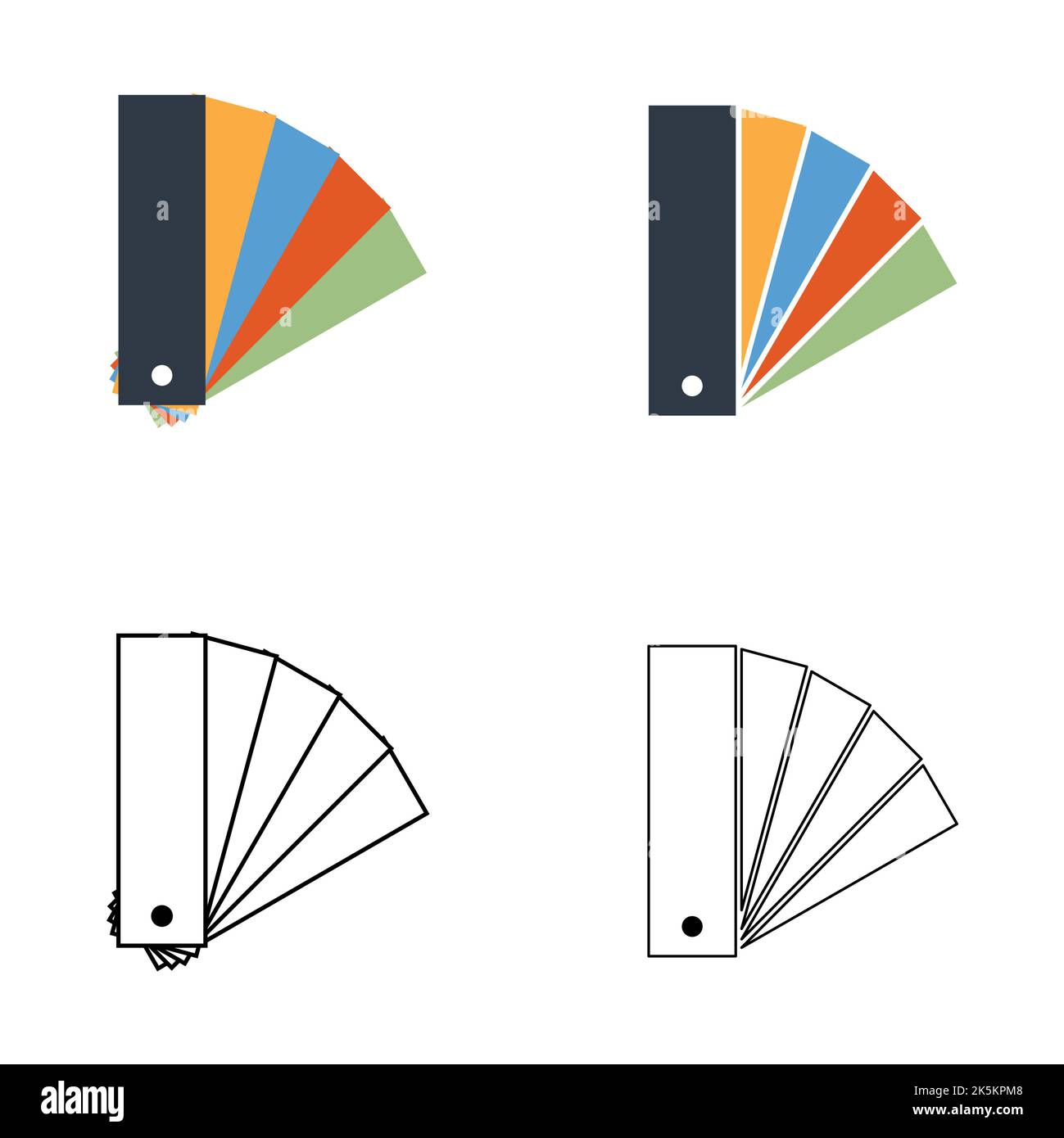 Pantone swatch book Cut Out Stock Images & Pictures - Alamy