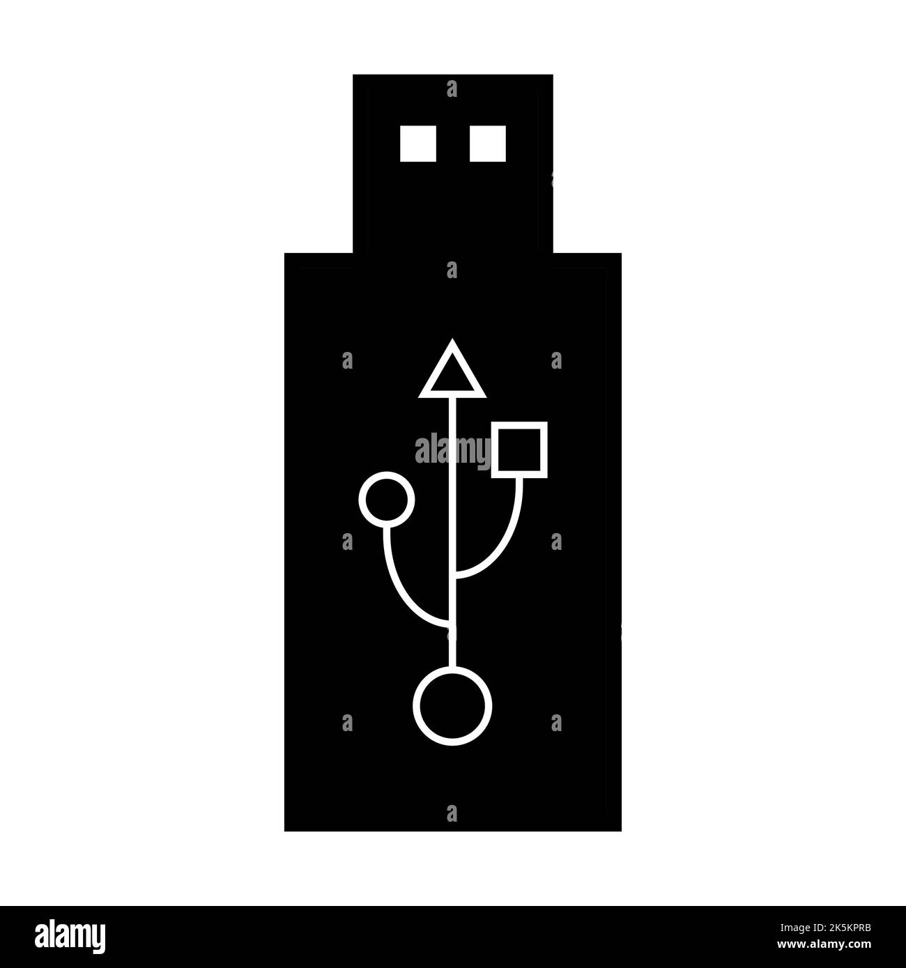 USB icon technology, connect device sign, electronic portable symbol ...