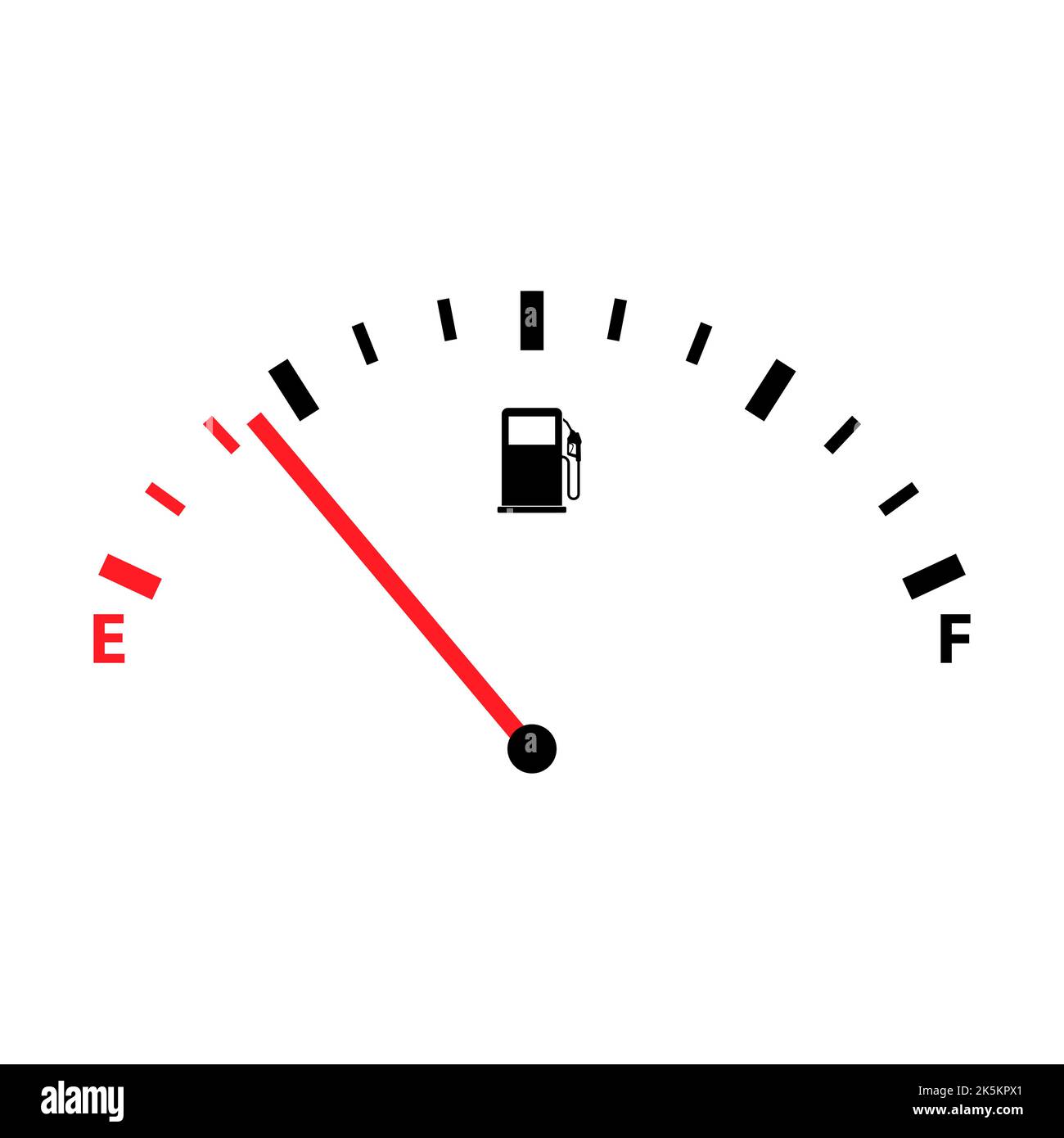 Fuel car indicator icon, gauge petrol automobile meter symbol, control ...