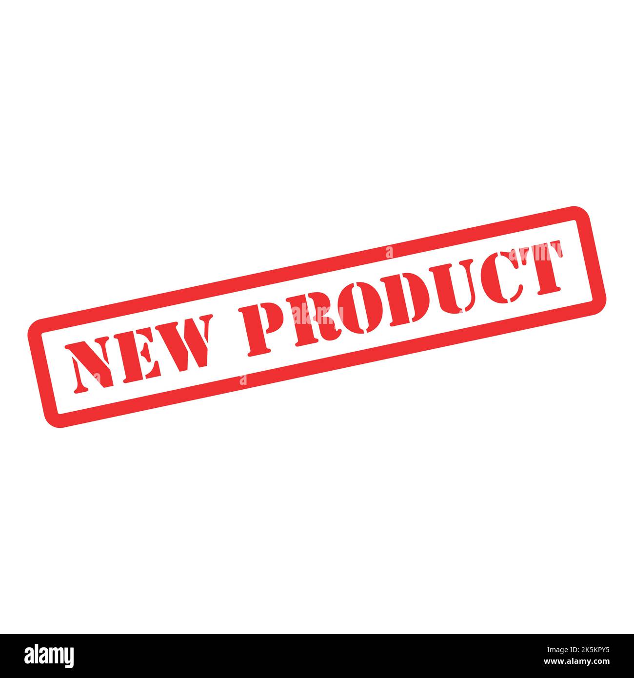 New product stamp symbol, label sticker sign button, text banner vector ...