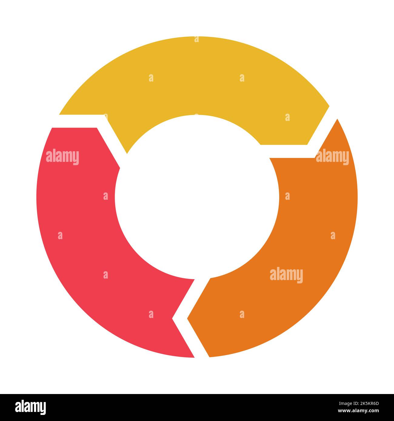 Chart infographic business template icon, pie circle diagram ...