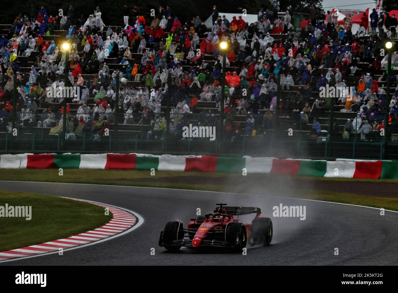 Suzuka, Japan. 9th Oct 2022. Charles Leclerc (MON) Ferrari F1-75 ...