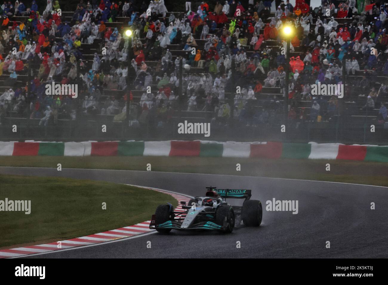 Suzuka, Japan. 9th Oct 2022. George Russell (GBR) Mercedes AMG F1 W13 ...