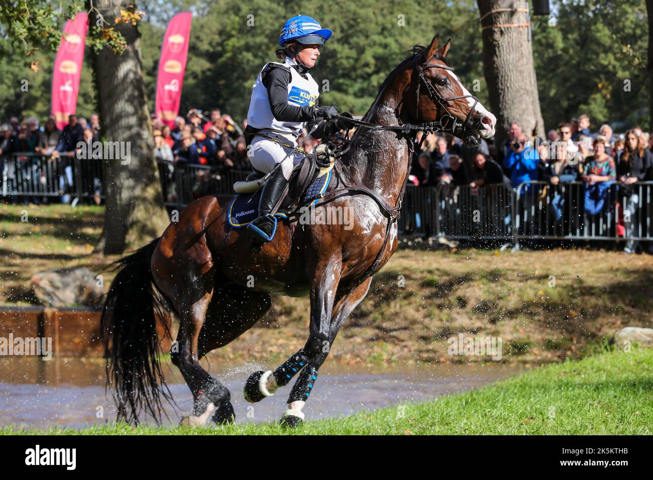 ENSCHEDE, NETHERLANDS - OCTOBER 8: Sara Algotsson Ostholt with Dynamite ...
