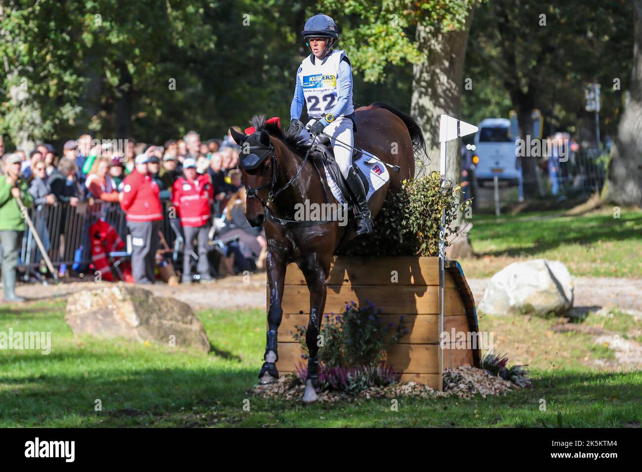 ENSCHEDE, NETHERLANDS - OCTOBER 8: Rosalind Canter with Izilot DHI ...
