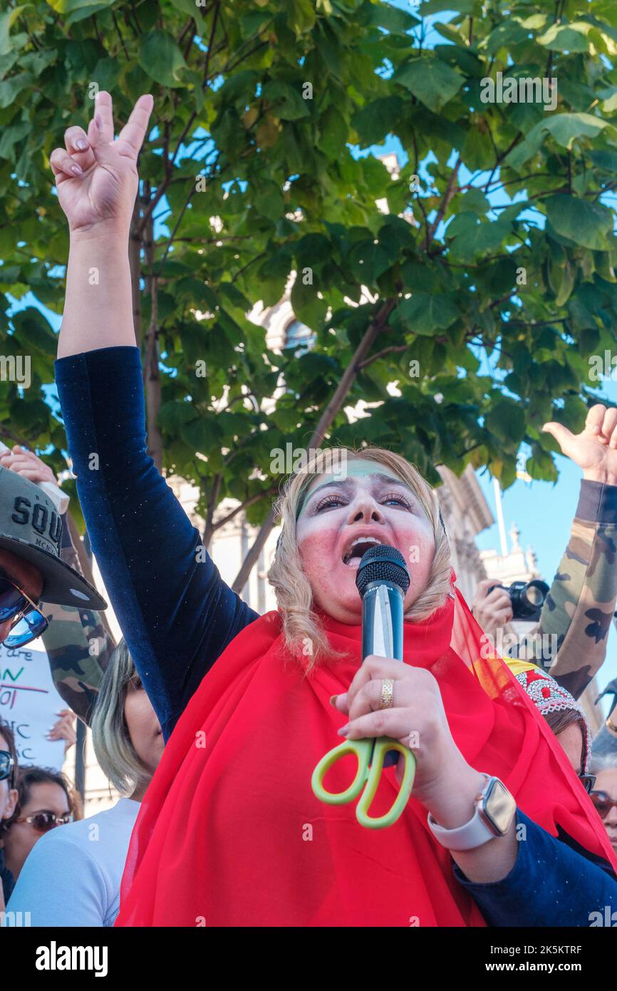 Iranian protests Continue across London, as Iranian Government continue ...