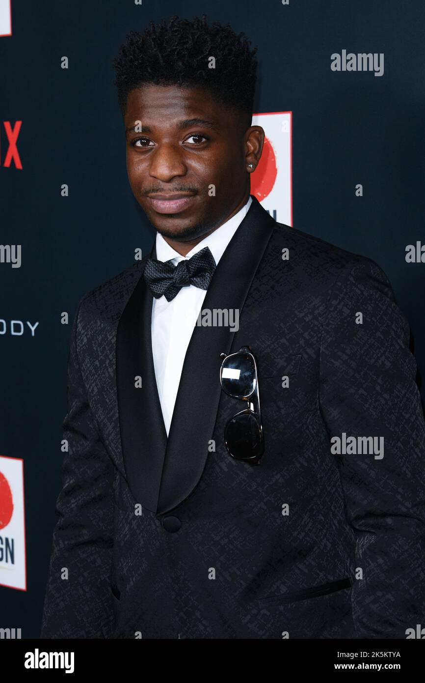 October 8, 2022, Los Angeles, California, USA: SAMUEL ARNOLD arrrives ...